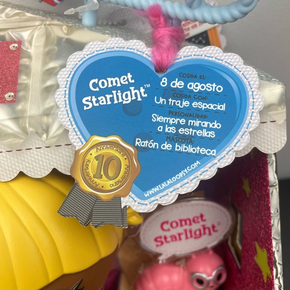 Mga | Toys | Lalaloopsy Littles Doll Comet Starlight W Pet Bookworm 7 | Poshmark
